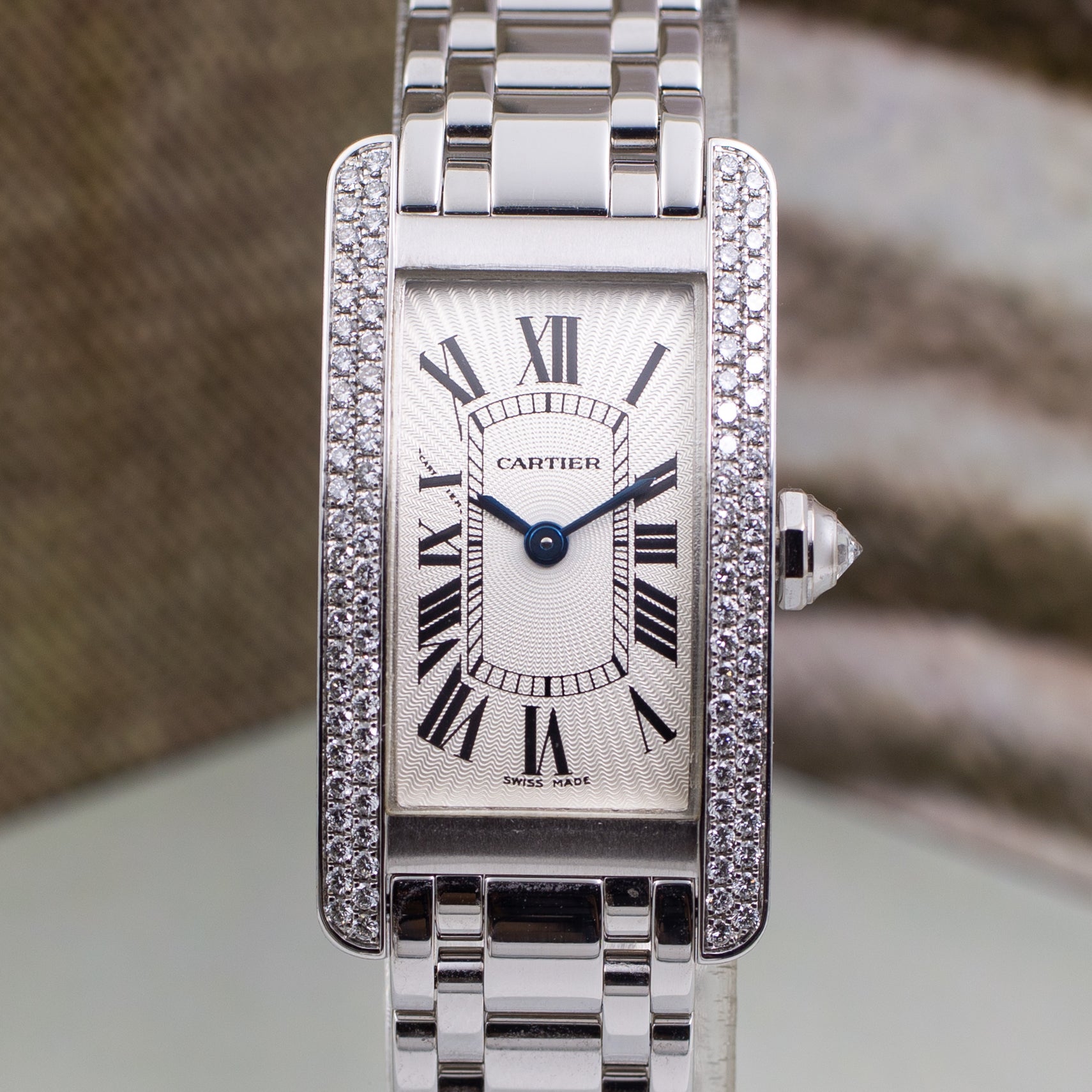 Cartier Tank Americaine White Gold Diamond – Martin Luxury
