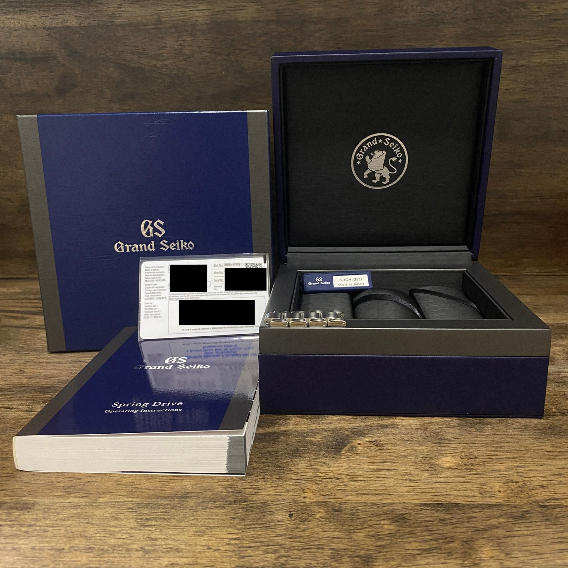 Grand Seiko Heritage Spring Drive Blue Dial – Martin Luxury