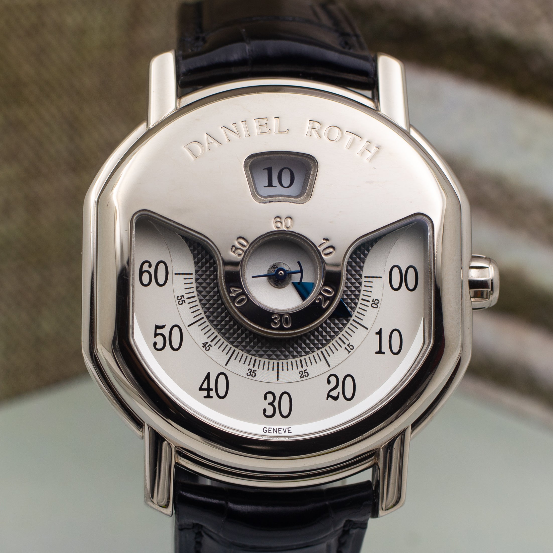 Daniel Roth Academic Ellipsocurvex Papillon Jumping Hour in 18k White ...